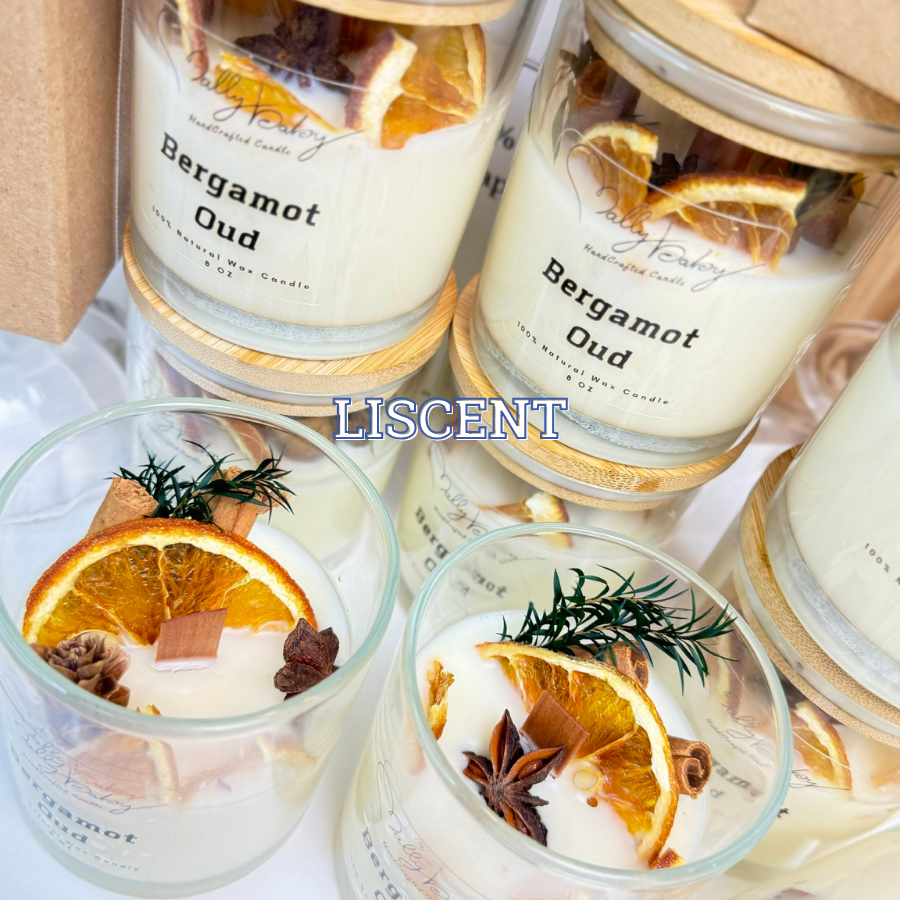 "Chạm" đến sự sang trọng với Nến thơm Bergamot Oud _ Liscent ...